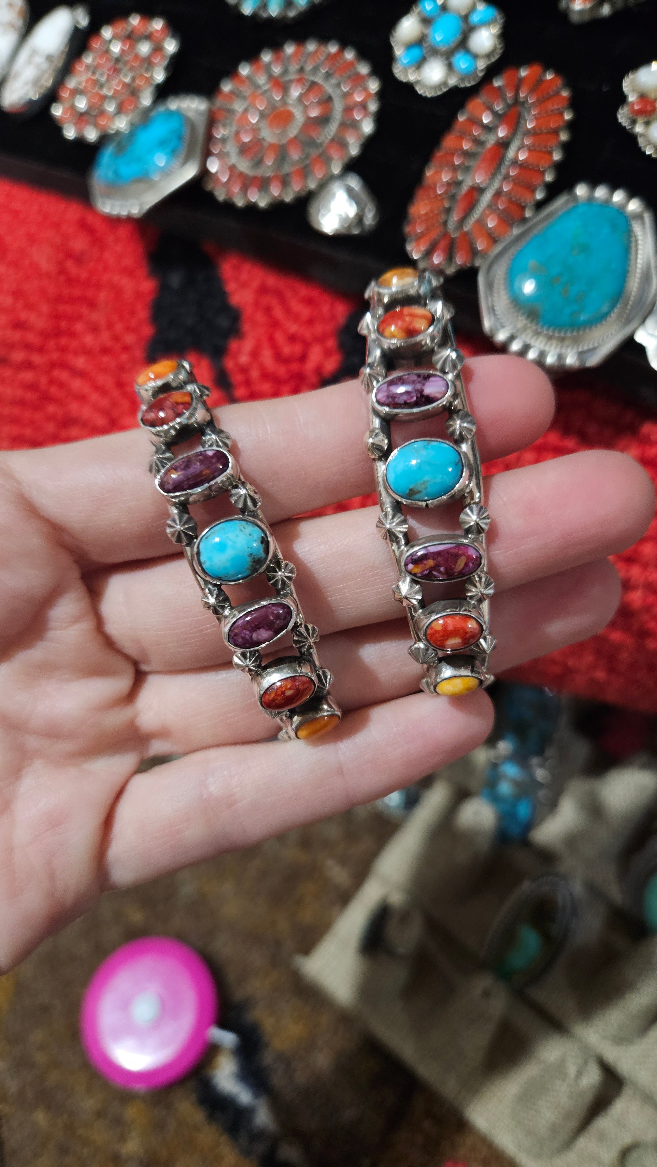 Rainbow Stacker Cuffs – Backwoods Barbie Couture